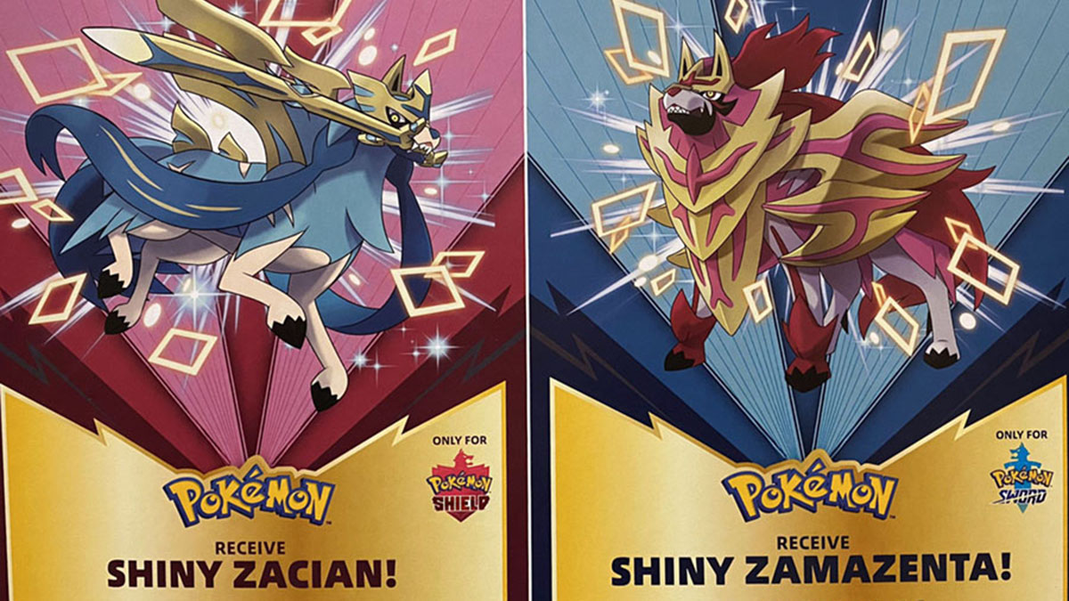 Shiny Zacian, Zamazenta event coming to GameStop | PokéJungle