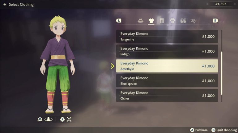 Pokémon Legends: Arceus - All male clothing options | PokéJungle