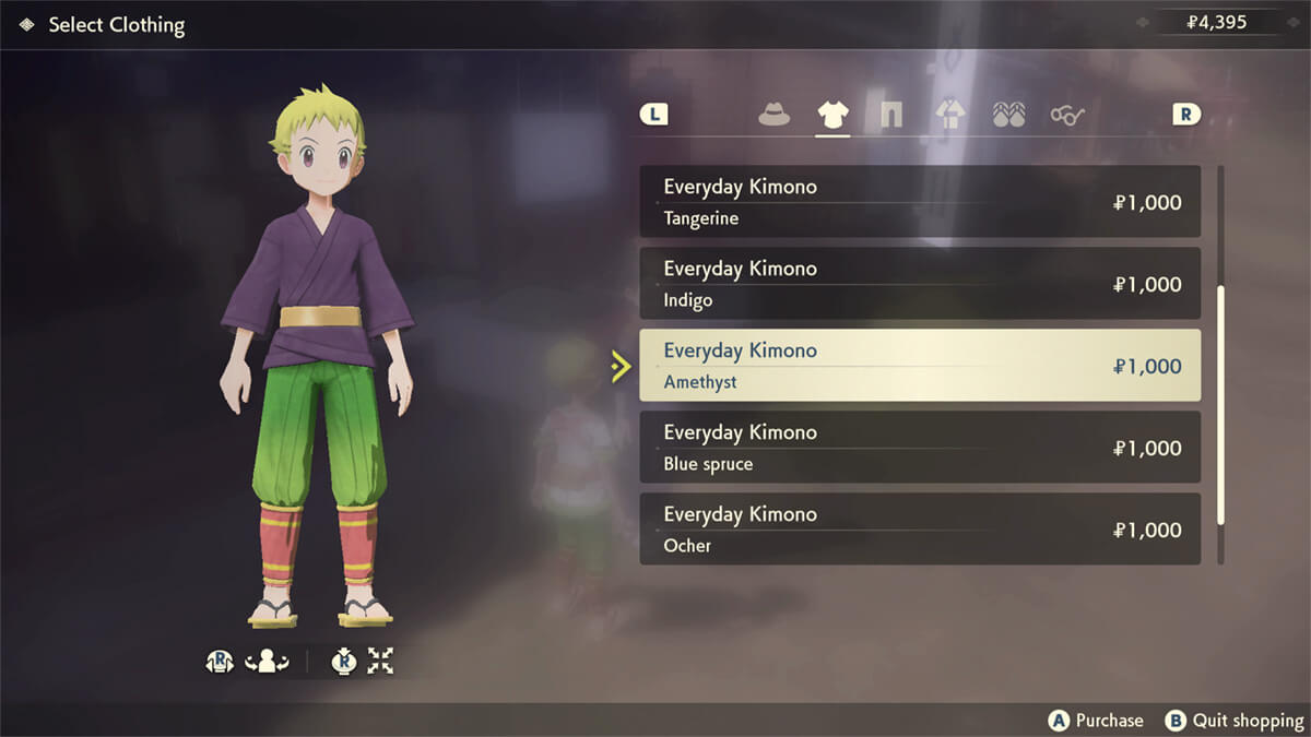 Pokémon Legends: Arceus - All male clothing options | PokéJungle