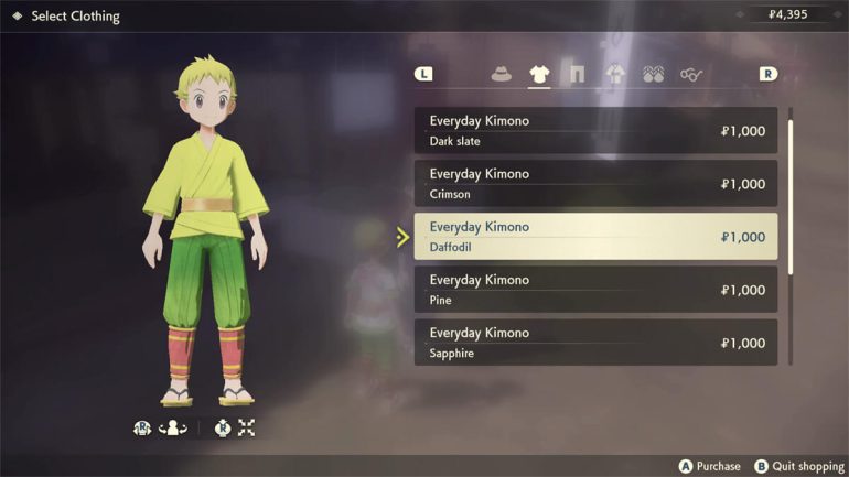 Pokémon Legends: Arceus - All male clothing options | PokéJungle