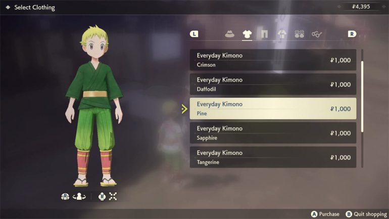 Pokémon Legends: Arceus - All male clothing options | PokéJungle