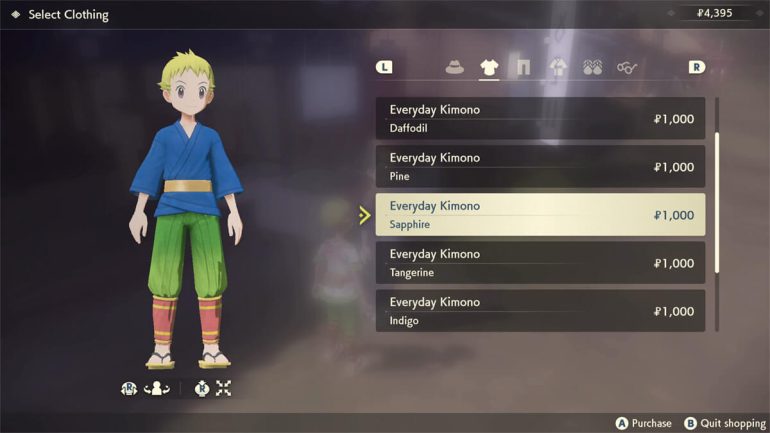 Pokémon Legends: Arceus - All male clothing options | PokéJungle