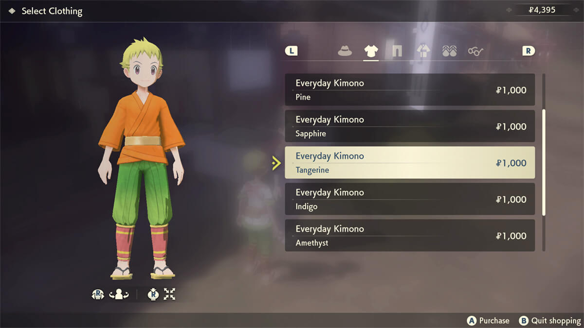 Pokémon Legends: Arceus - All male clothing options | PokéJungle