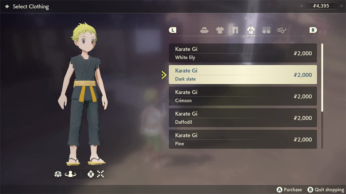 Pokémon Legends: Arceus - All male clothing options | PokéJungle