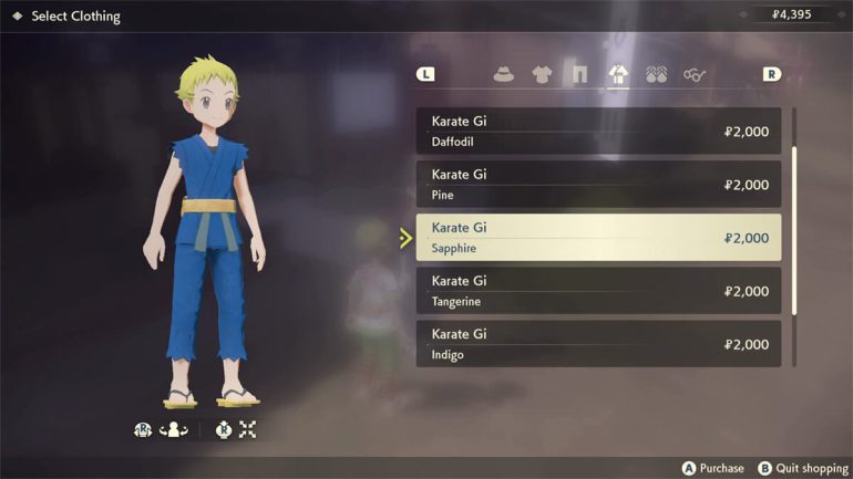 Pokémon Legends: Arceus - All male clothing options | PokéJungle