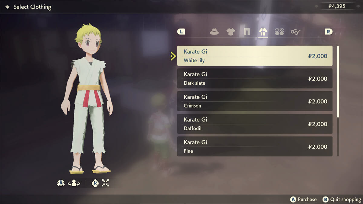 Pokémon Legends: Arceus - All male clothing options | PokéJungle