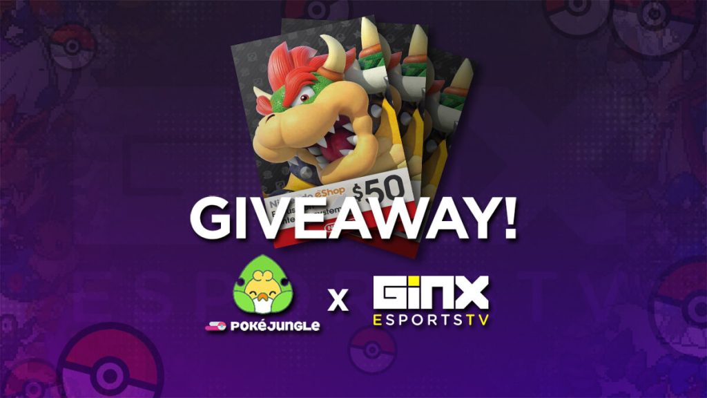 Win a Nintendo eShop card from PokéJungle and GINX Esports TV