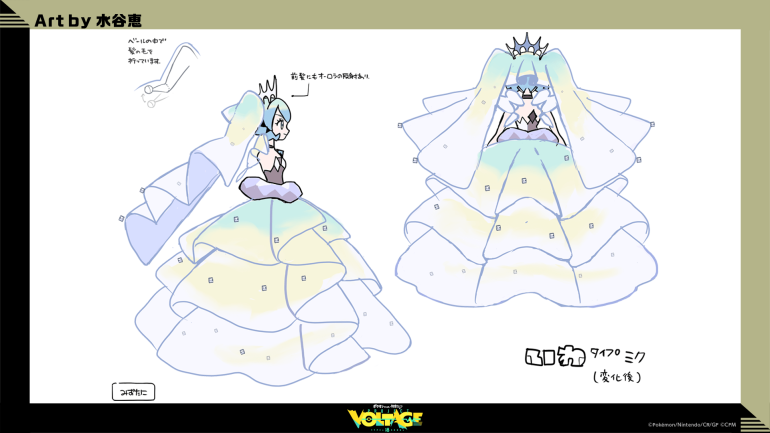 All Hatsune Miku Pokémon art and music videos from Project Voltage collab