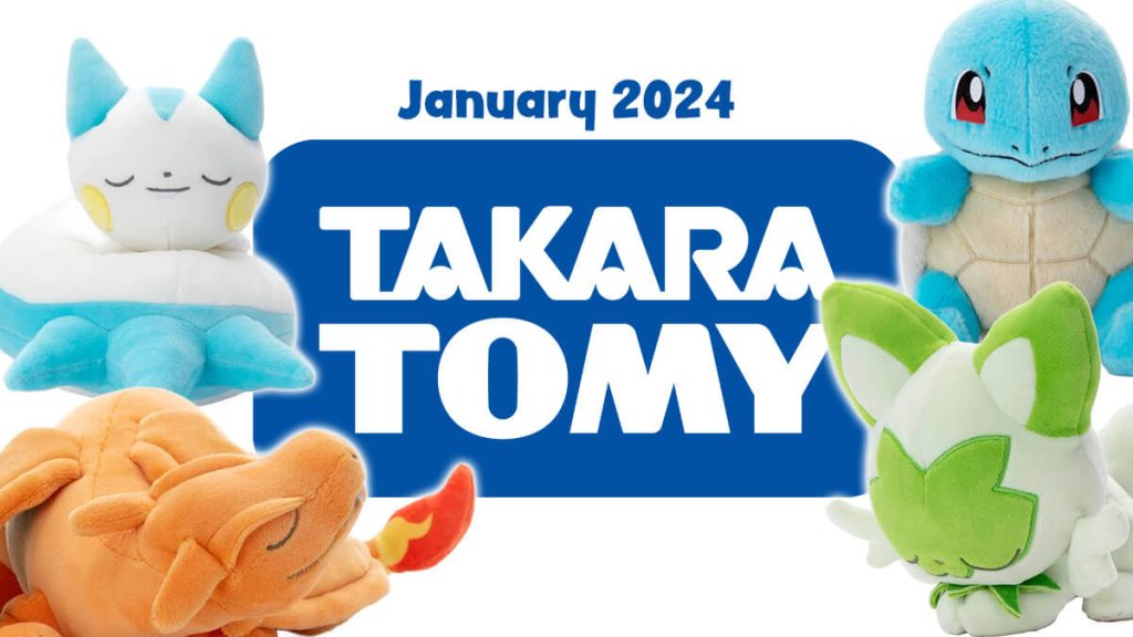 Takara Tomy reveals upcoming Pokémon merch for January 2024 | PokéJungle
