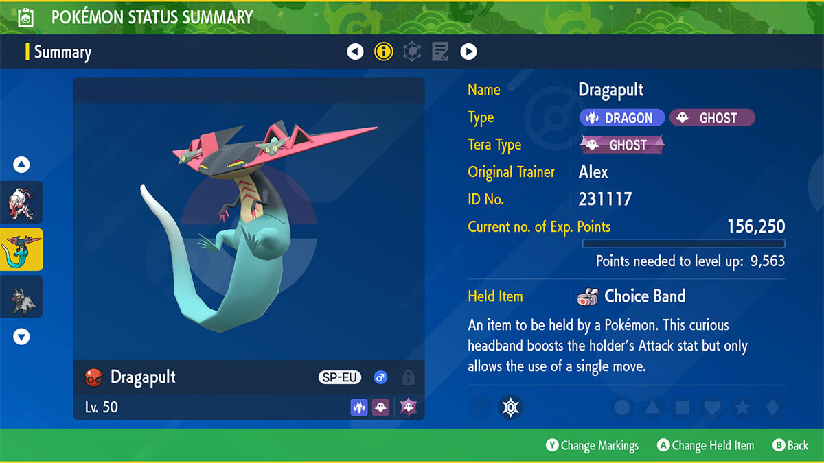 Receive a Dragapult in Pokémon Scarlet & Violet with Mystery Gift code