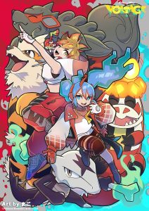 All Hatsune Miku Pokémon art and music videos from Project Voltage collab