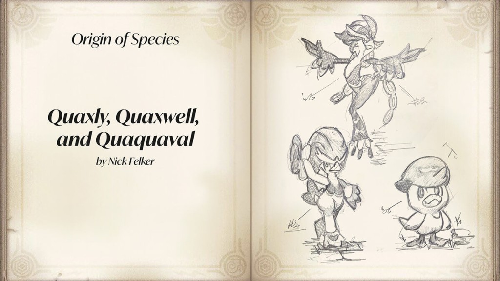 Quaxly, Quaxwell, and Quaquaval | Origin of Species | PokéJungle