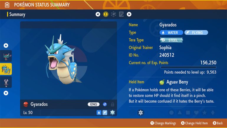 Receive a Gyarados Mystery Gift in Pokémon Scarlet & Violet