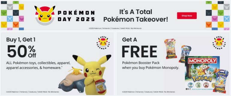 Deals and sales events for Pokémon Day | PokéJungle