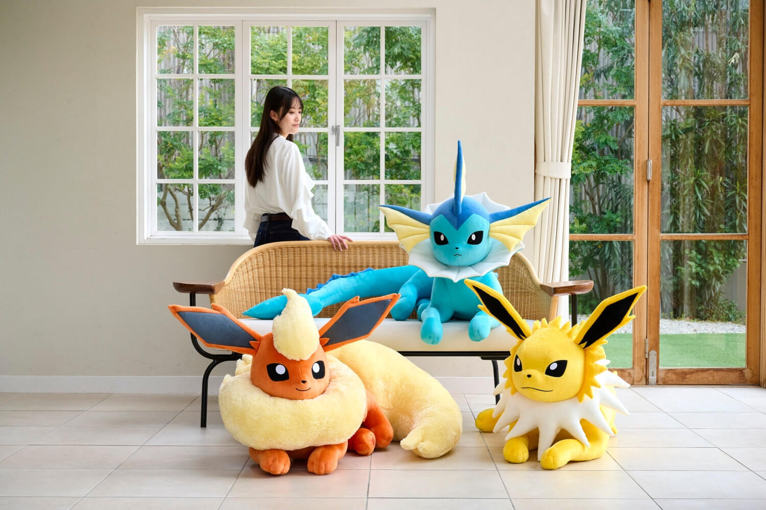 New “life-size” plushies of Eevee’s evolutions revealed | PokéJungle