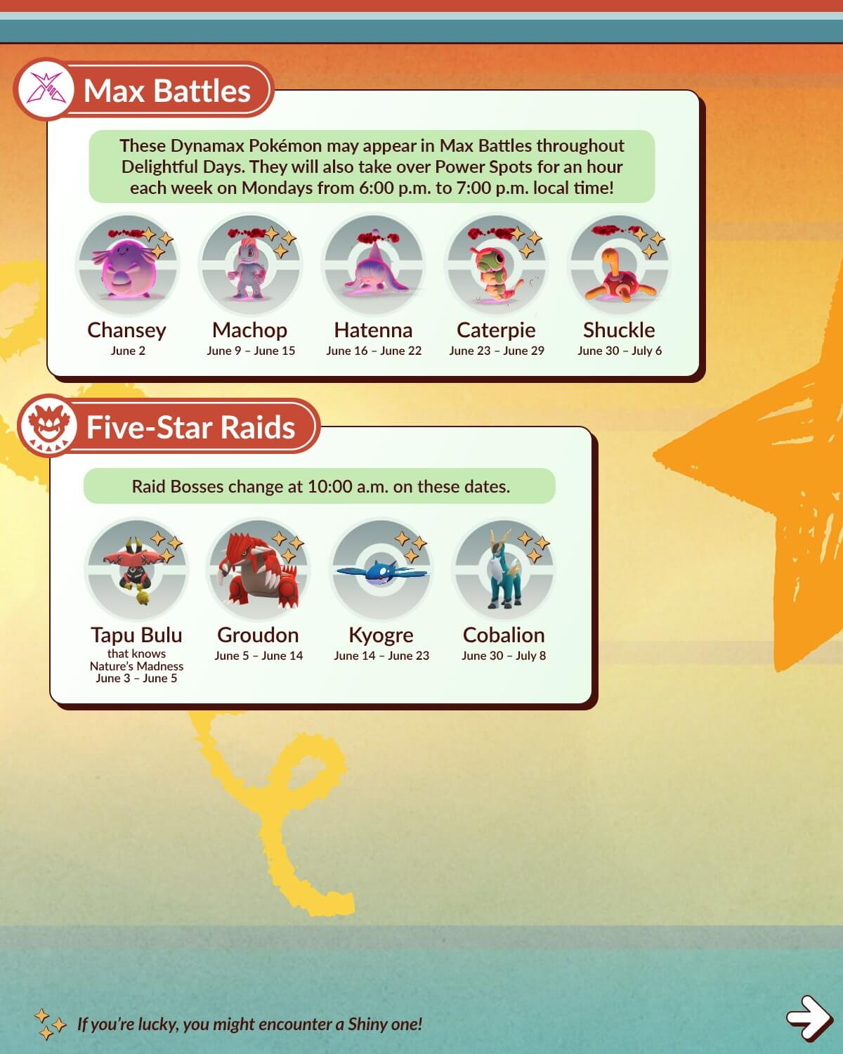Pokémon GO reveals the Delightful Days season | PokéJungle