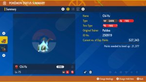 How to get the Shiny Chi-Yu Mystery Gift in Pokémon Scarlet & Violet ...