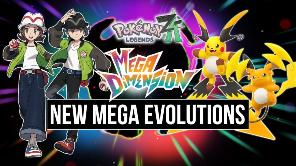 New DLC Mega Evolutions - Pokémon Legends: Z-A Mega Dimension DLC ...