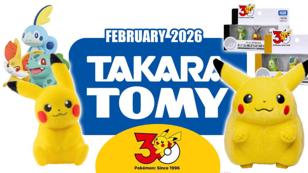 Takara Tomy unveils first 30th anniversary Pokémon merchandise | PokéJungle