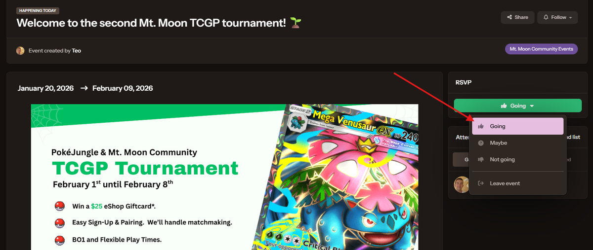 Entries to our second Pokémon TCG Pocket tournament end soon! | PokéJungle