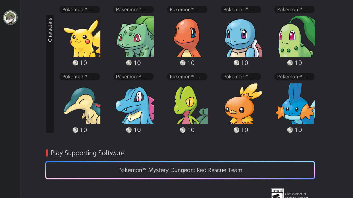 New Pokémon icons available on the Nintendo Switch Online app | PokéJungle
